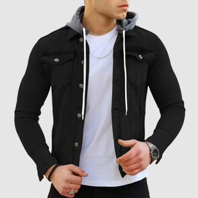 Men's Autumn New Fashion Casual Hooded Jacket