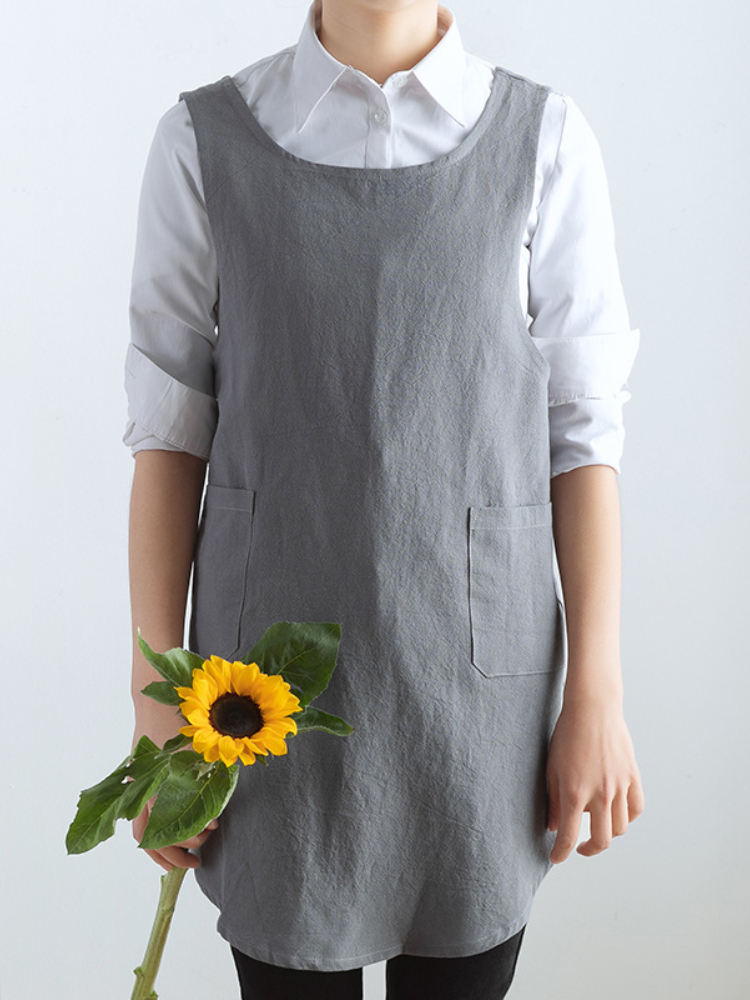 Arc Hem Cross Back Apron