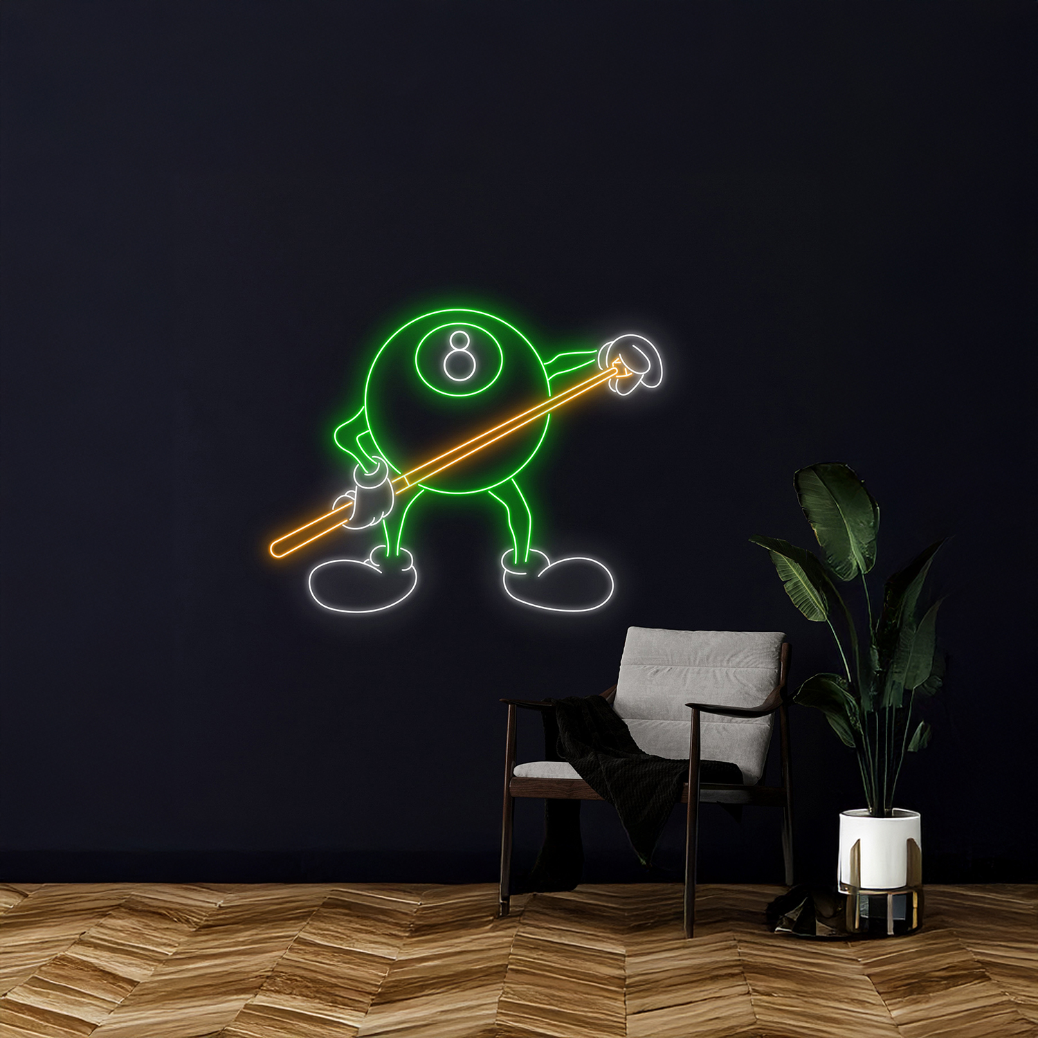 8 Ball Billiards Led Sign – SHINENEON