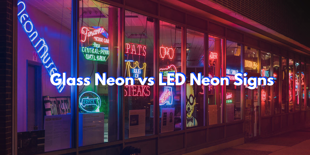 Glass vs. LED Neon Signs What's the Difference – SHINENEON