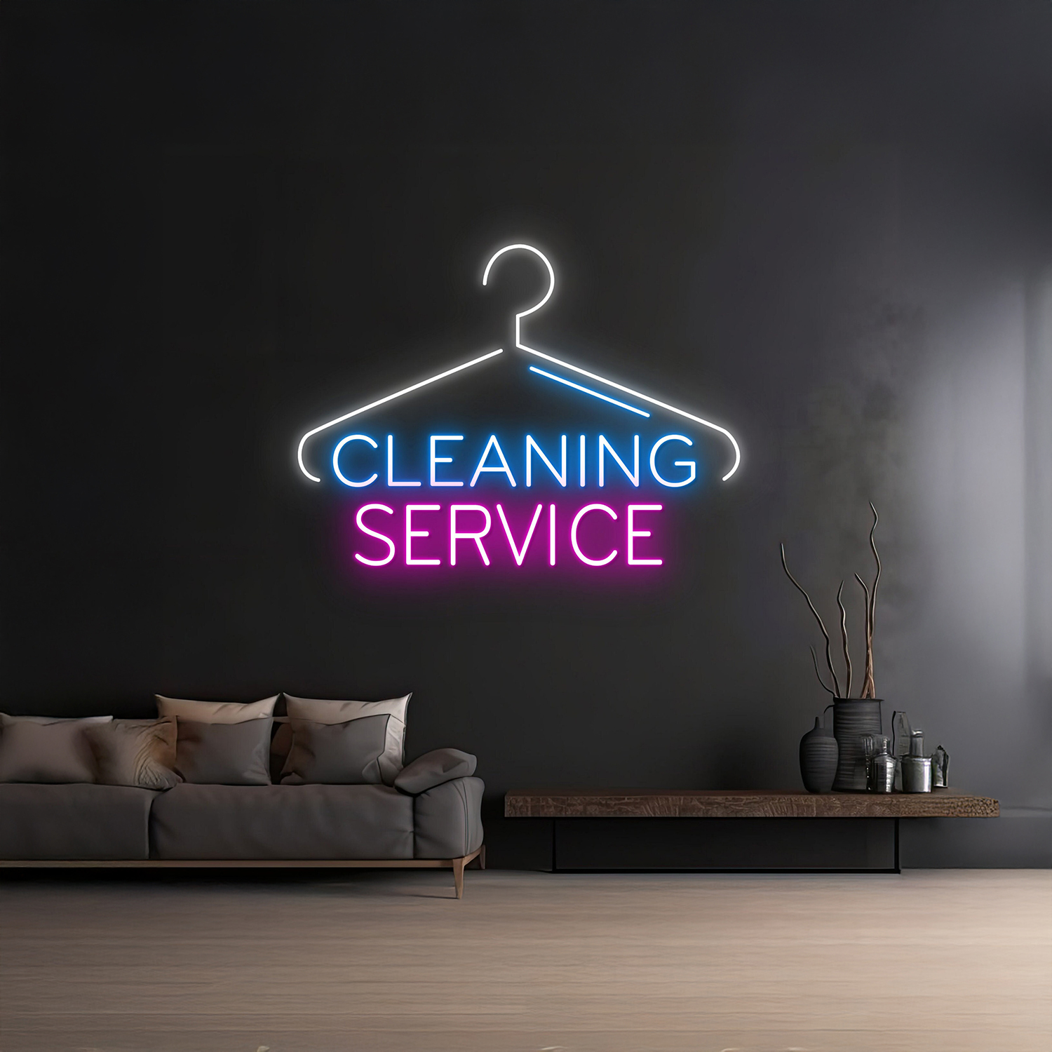 Cleaning Service Led Sign – SHINENEON