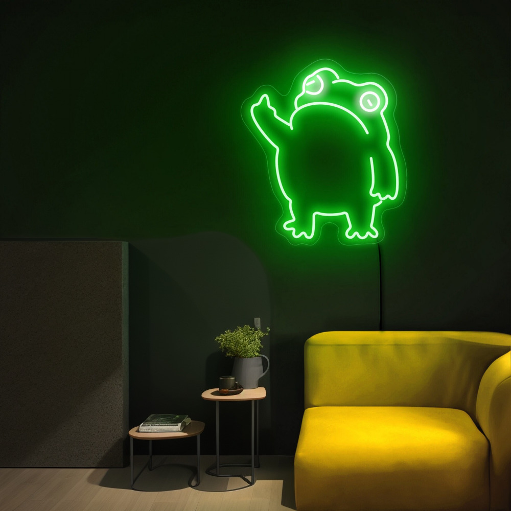 Frog Neon Sign Green Funny Neon Lights – SHINENEON