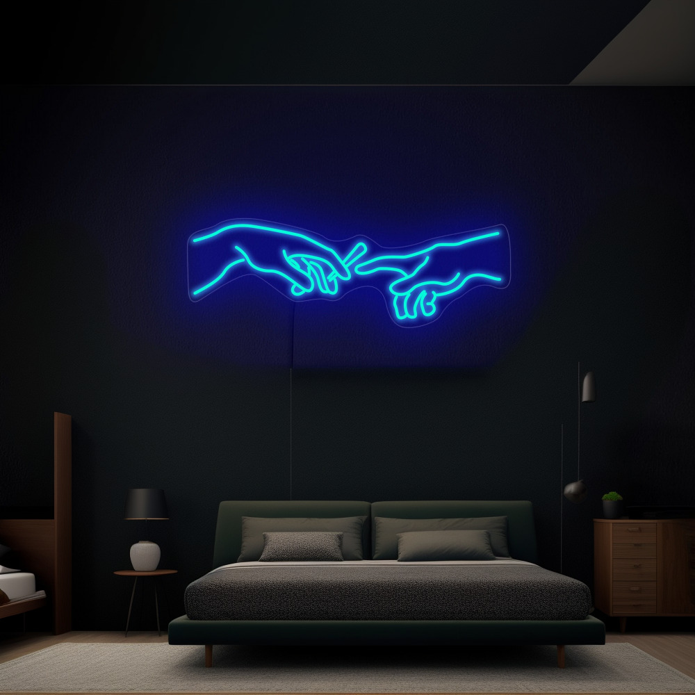 Smoke Hands Of God Neon Sign – SHINENEON