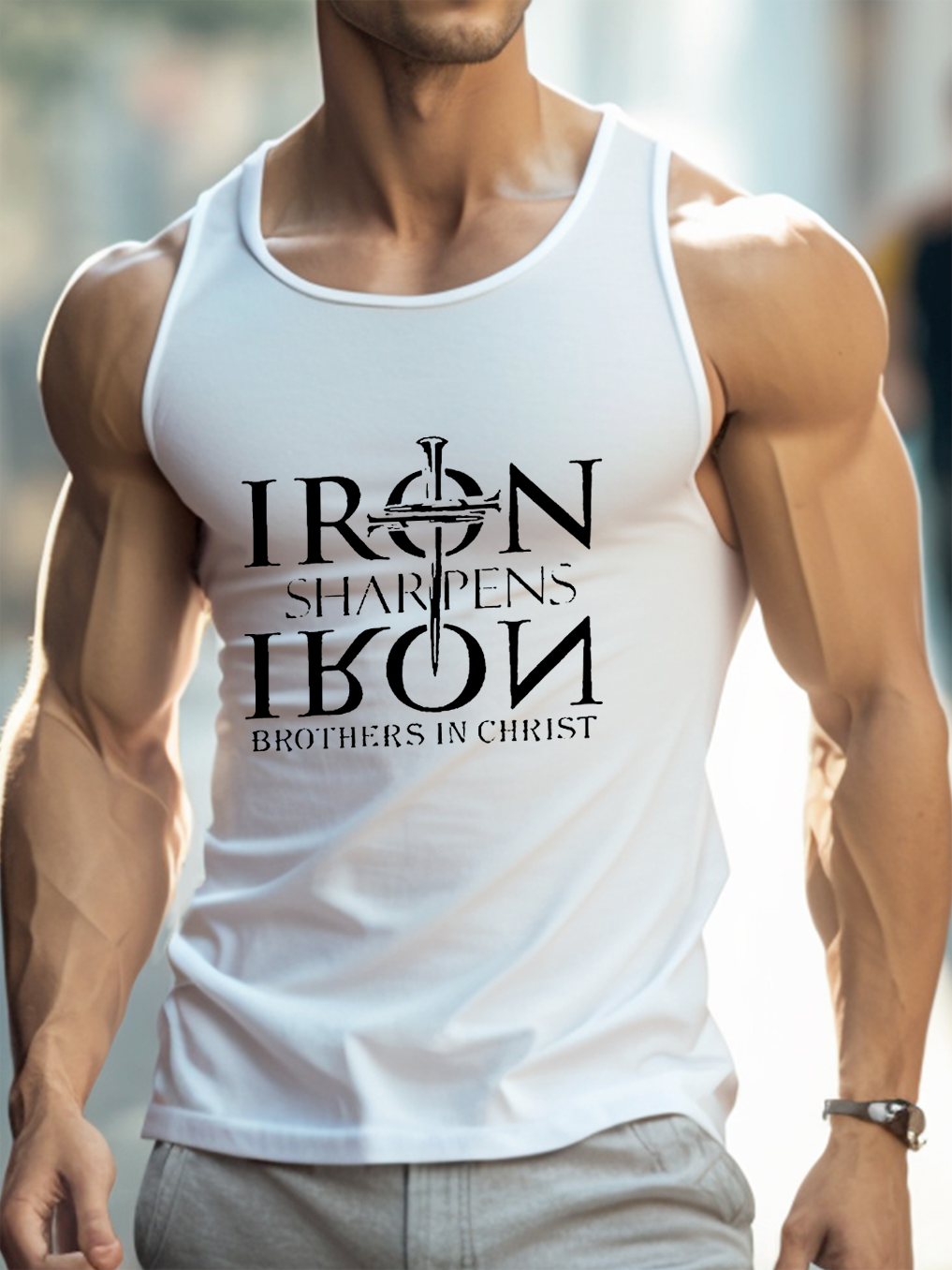 Iron Sharpens Iron Vest-Faith Design