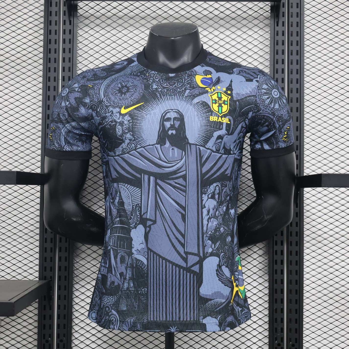 23-24 Brazil Christ the Redeemer Special Kit – Jersey Fusion