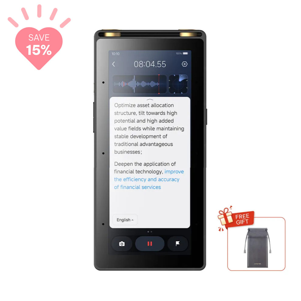 iFlytek AI Recorder S6 | AI Meeting Assistant with 20m Long-Range Audio ...