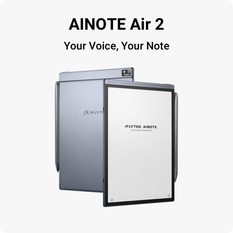 iFLYTEK AINOTE Air 2 - All in One Smart E Ink Digital Paper Tablet ...