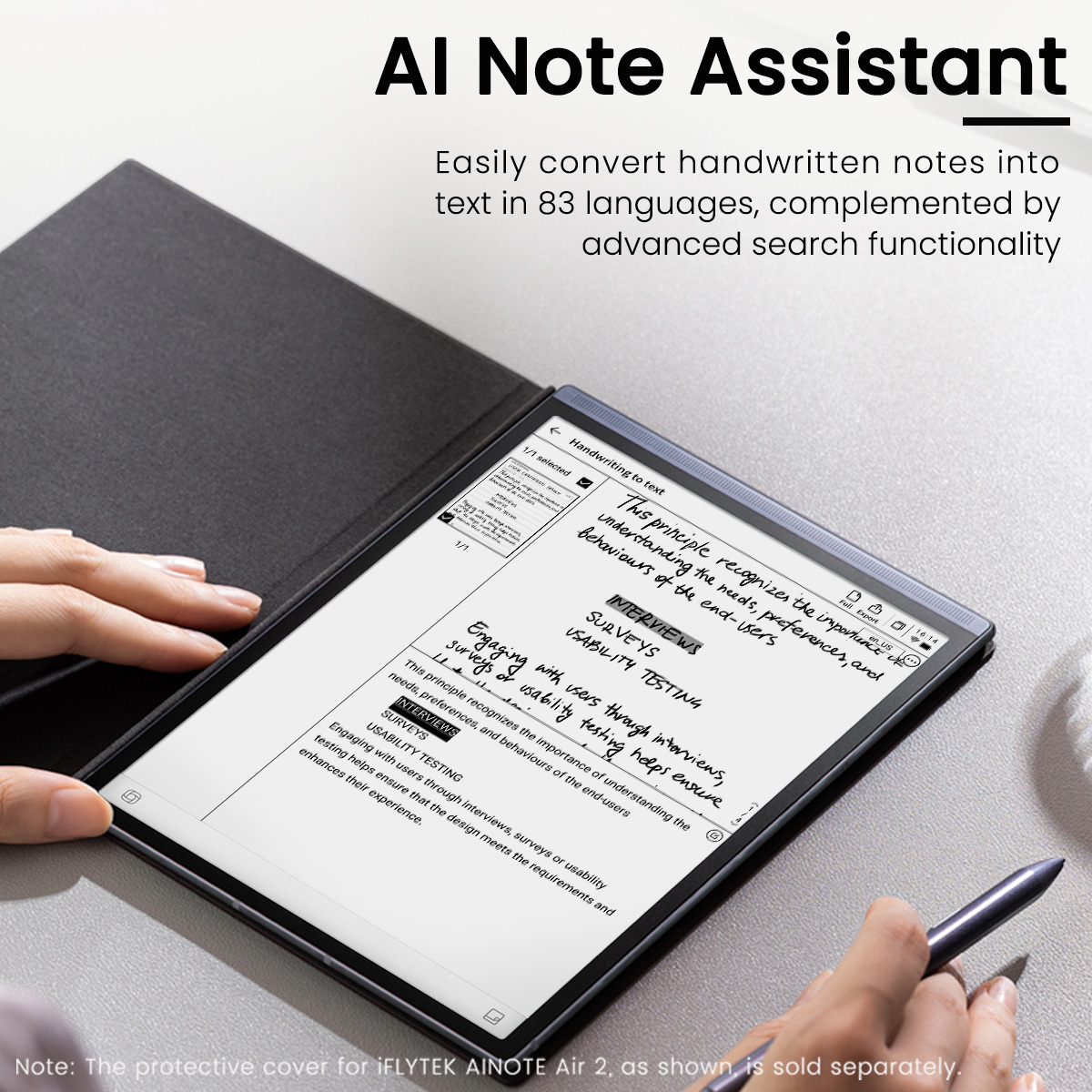 iFLYTEK AINOTE Air 2 - All in One Smart E Ink Digital Paper Tablet ...