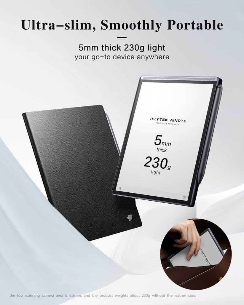 iFLYTEK AINOTE Air 2 - All in One Smart E Ink Digital Paper Tablet ...