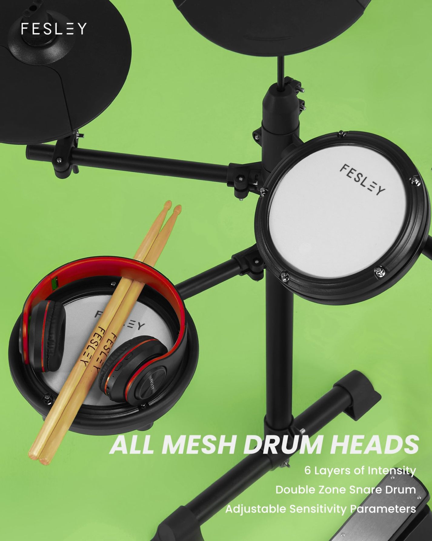 Fesley FED150W Electric Drum Set – Fesleymusic