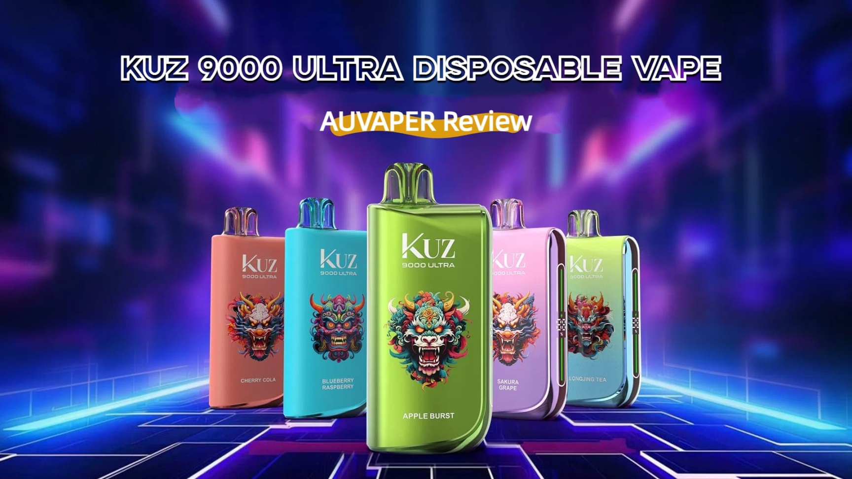 KUZ 9000 Ultra Disposable Vape Review – AUVAPER