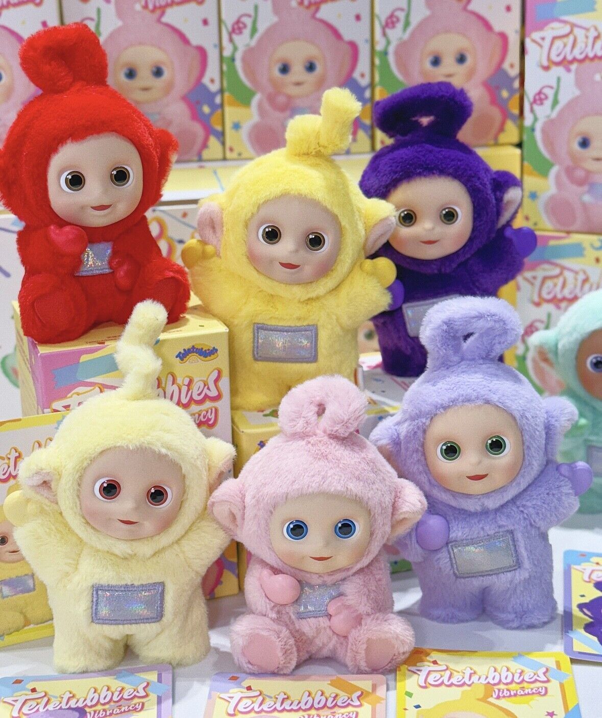 POPMART Teletubbies Vibrancy Series Blind Box Figure Plush Toy-1PC Or ...