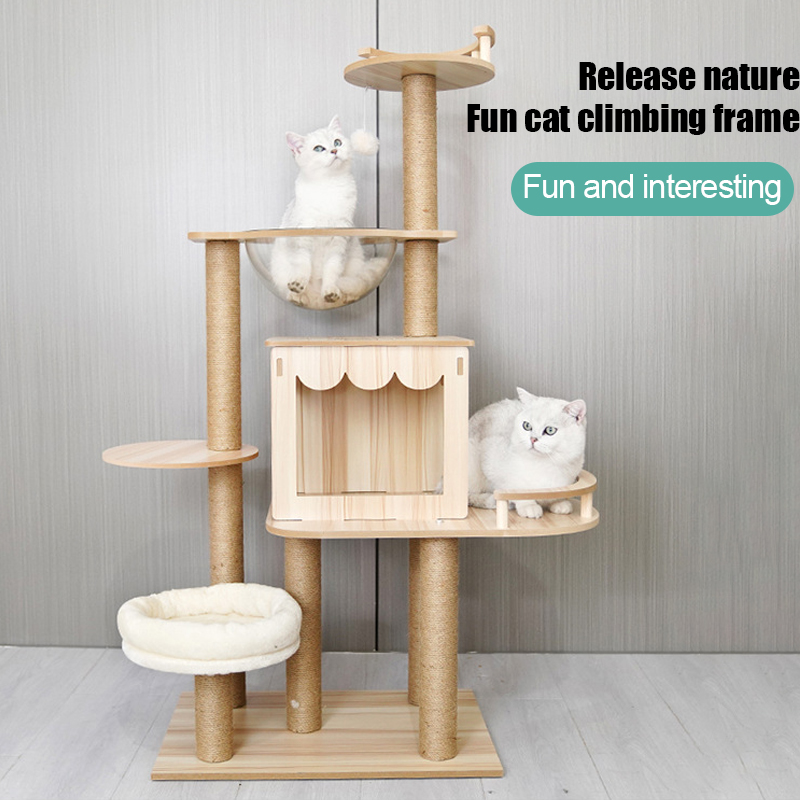 Wooden Cat Towers