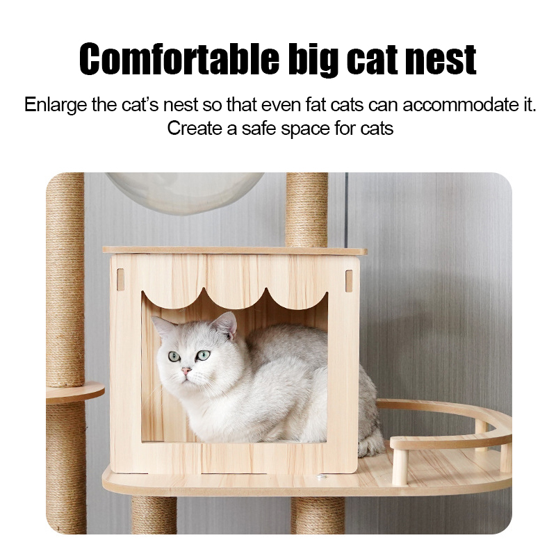 Wooden Cat Towers