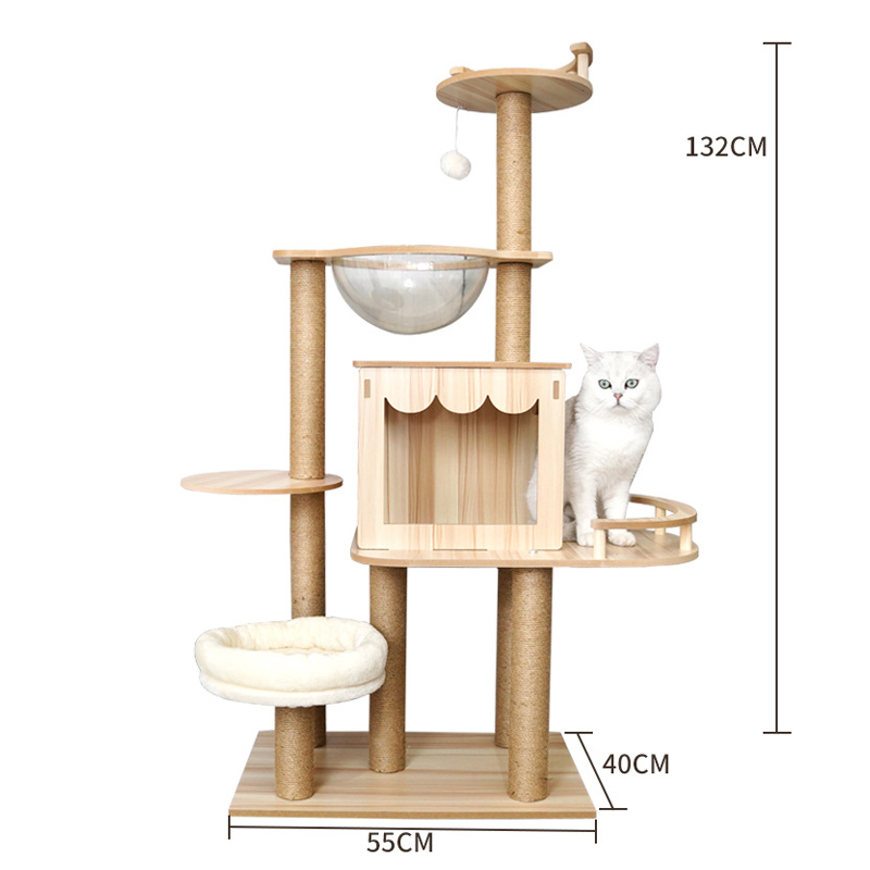Wooden Cat Towers