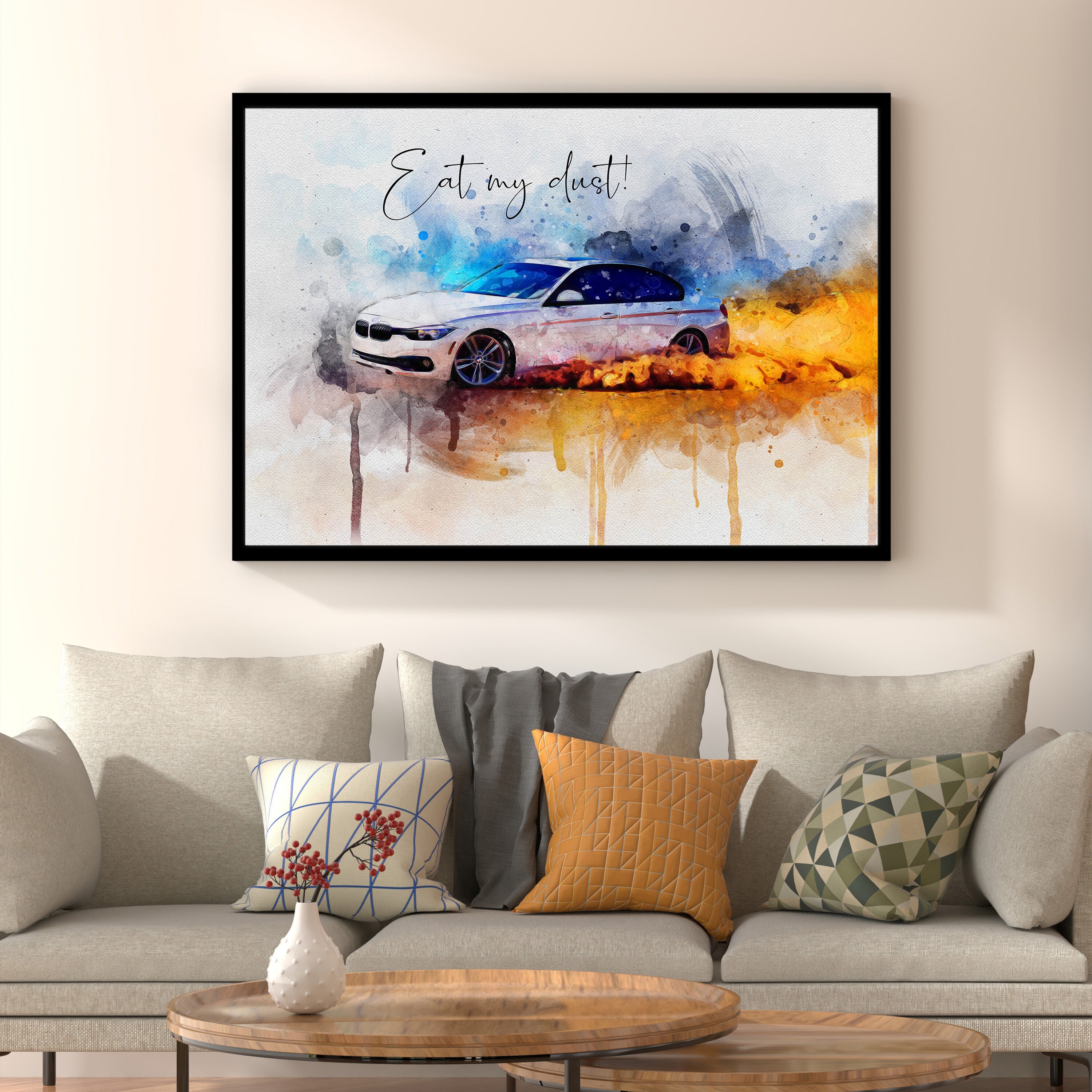 Custom Car Portrait | Portrait from Photo | Car Watercolor