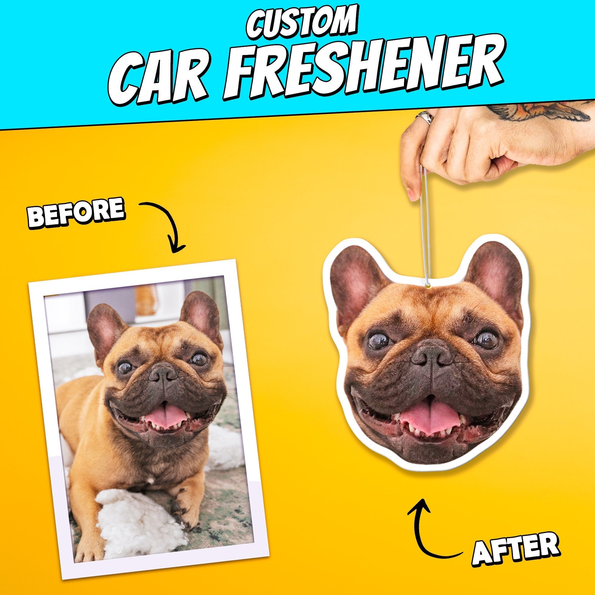 Custom Air Freshener, Photo Air Freshener, Personalized Air Freshener,