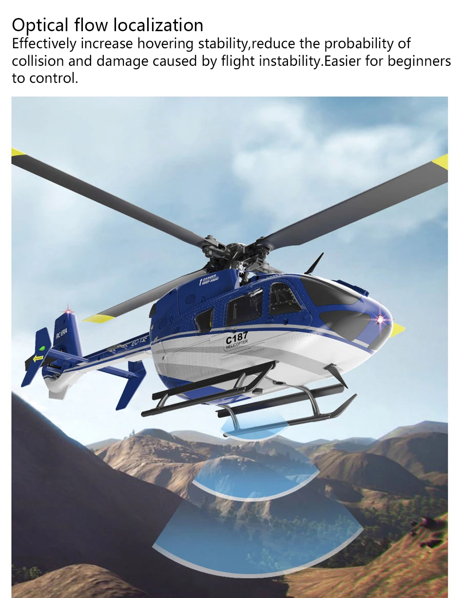 RC ERA C187 EC135 Gyro Stabilized Scale RC Helicopter - RTF – RC ERA ...