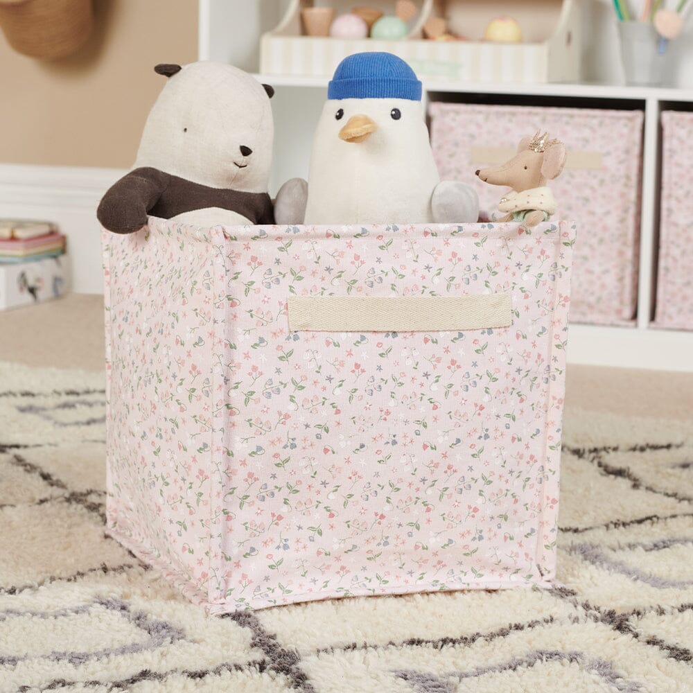 Canvas toy bin store
