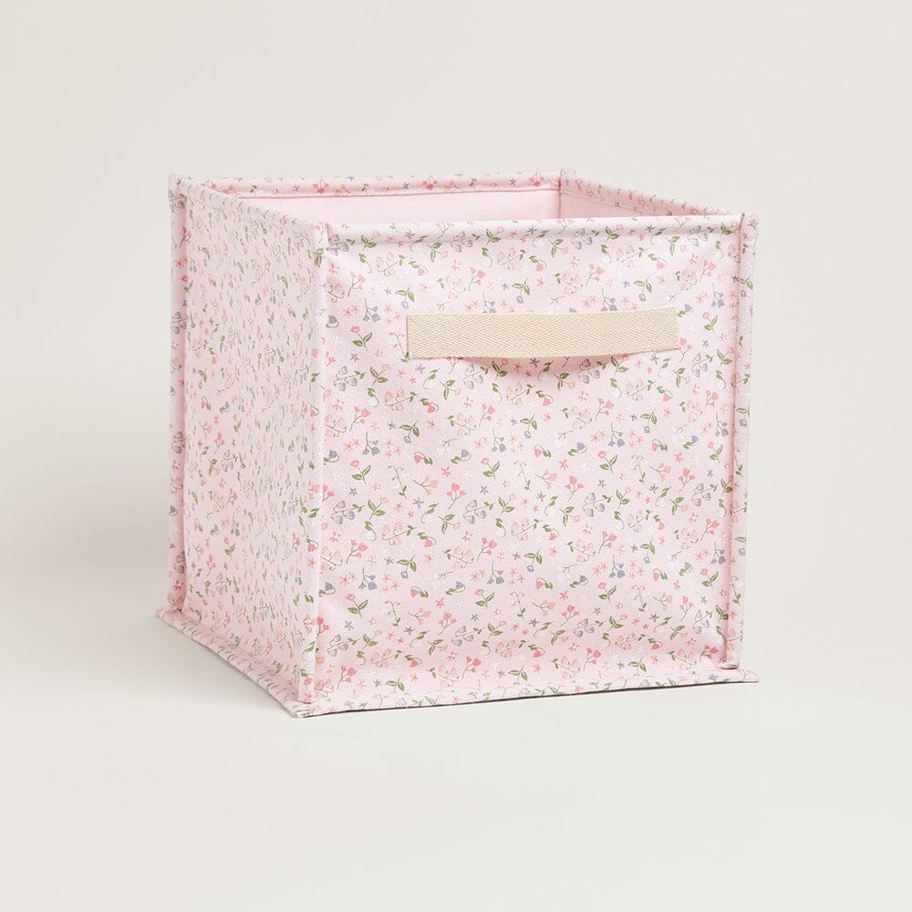 Canvas Storage Cube Ditsy Floral