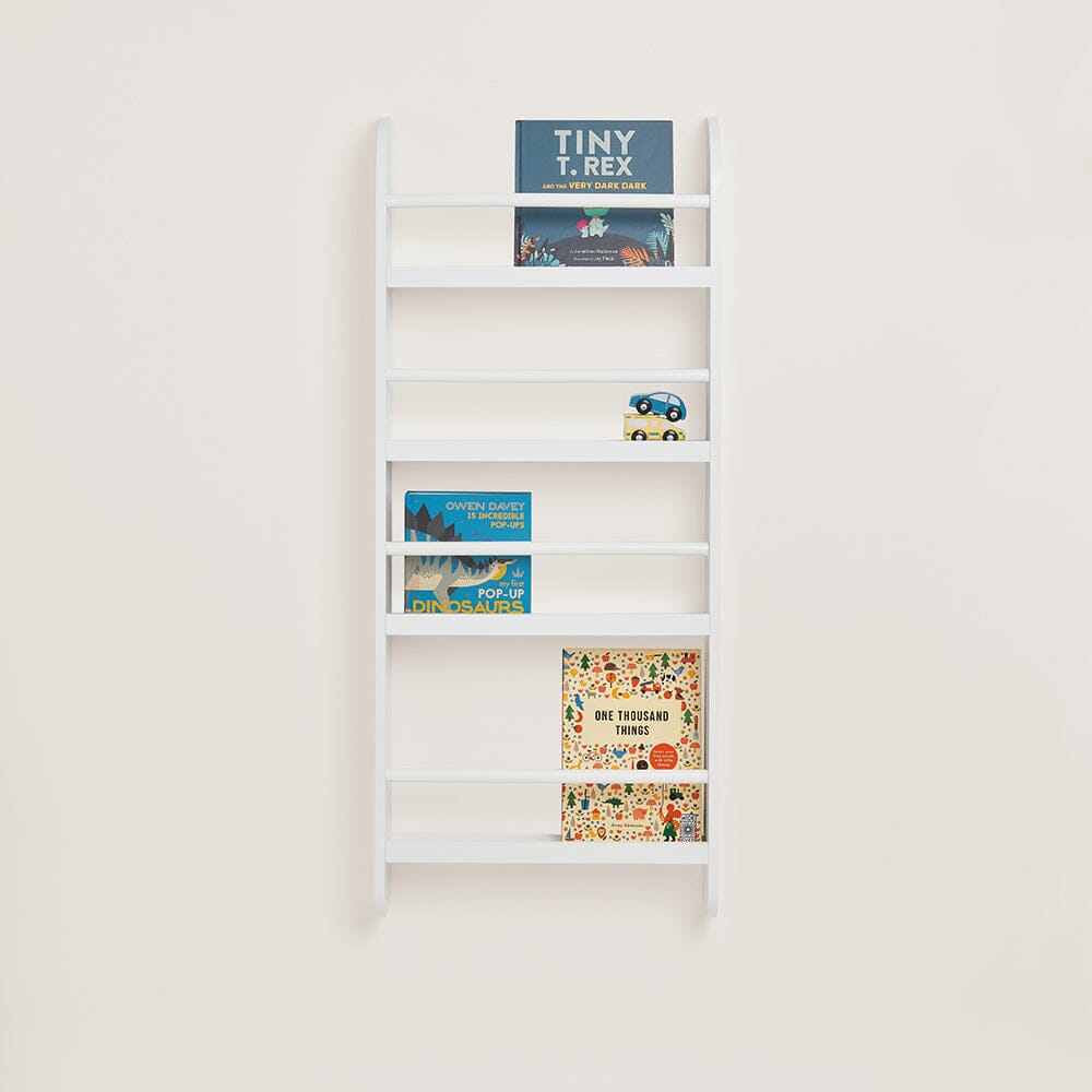Greenaway Narrow Bookcase White Great Little Trading Co. Great Little Trading Company