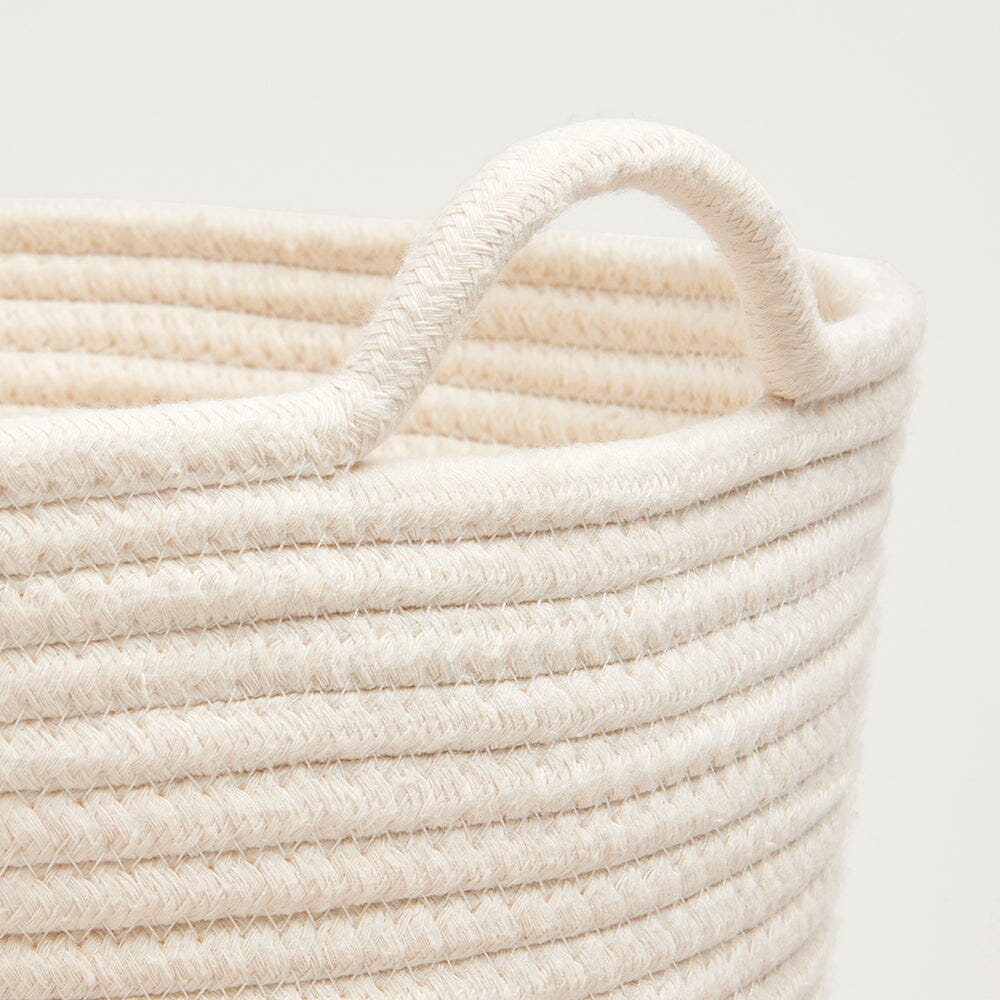 Rope Storage Basket Ivory Great Little Trading Company