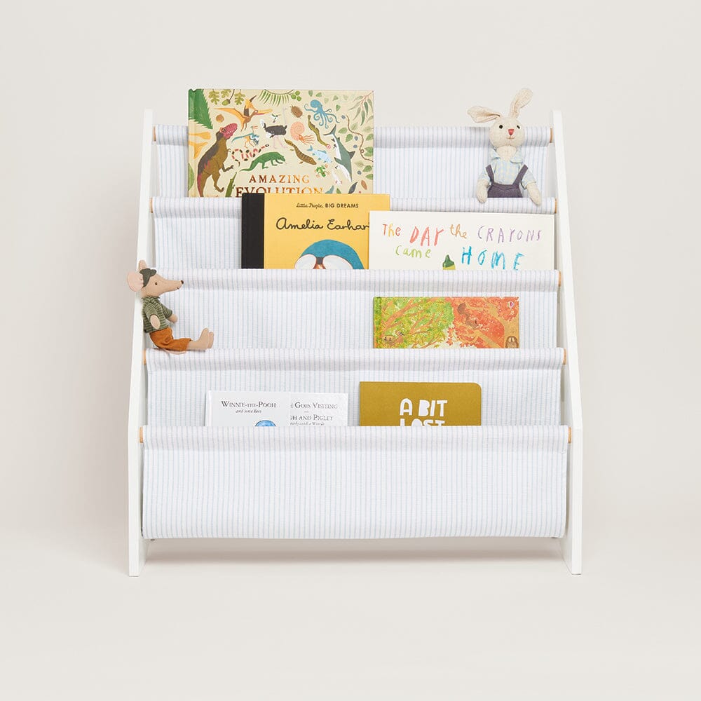 Sling Bookcase Blue Stripe Great Little Trading Company