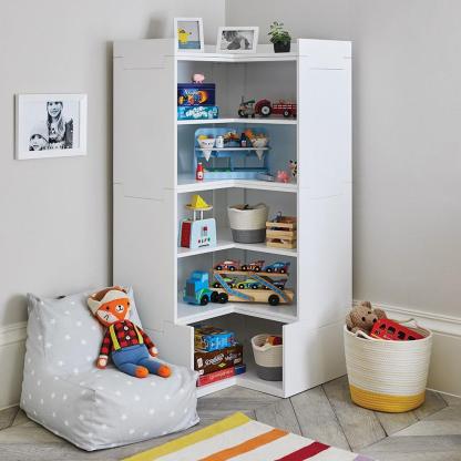 Alba Modular Storage Corner Shelf Unit Great Little Trading Company