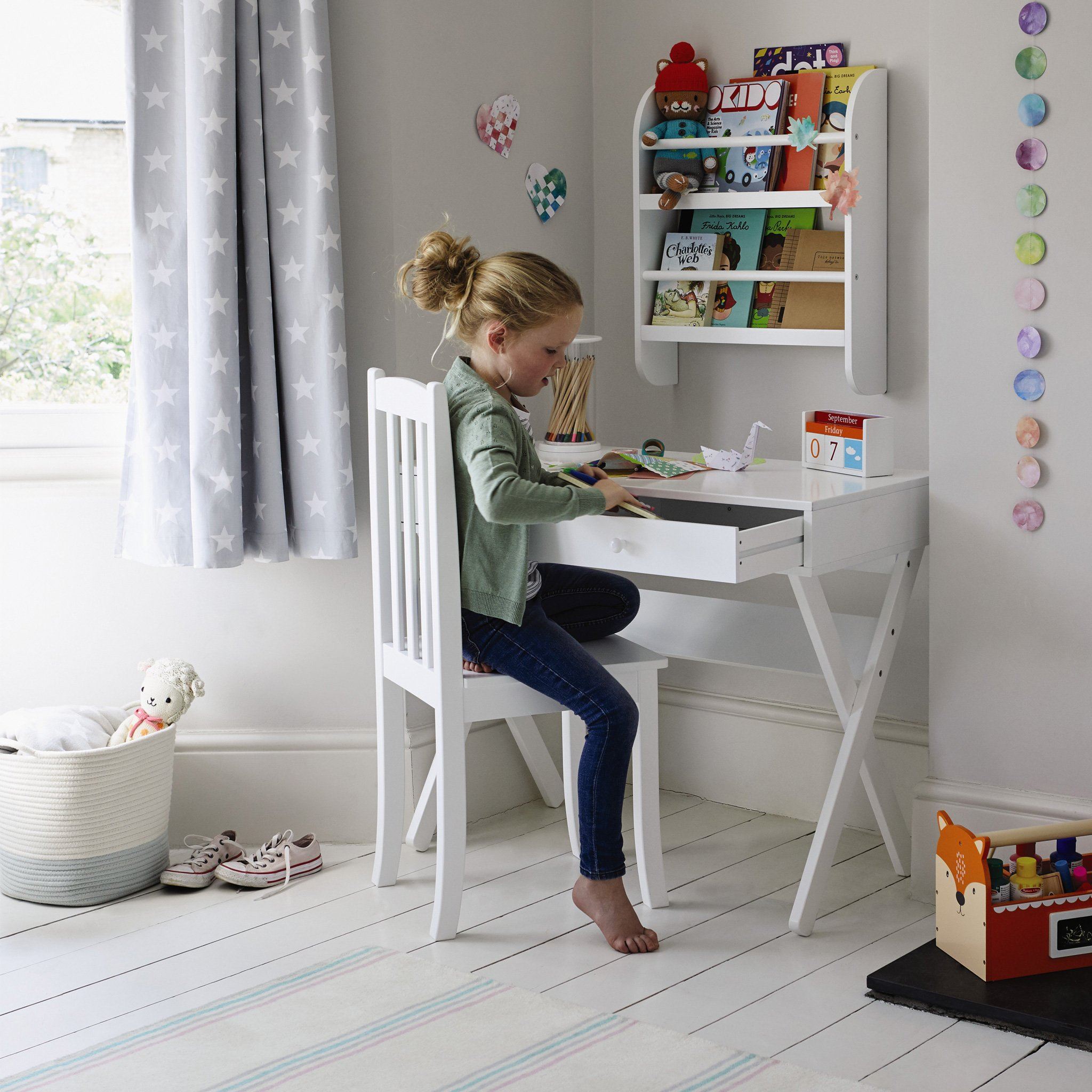 Greenaway Mini Bookcase White Great Little Trading Co. Great Little Trading Company