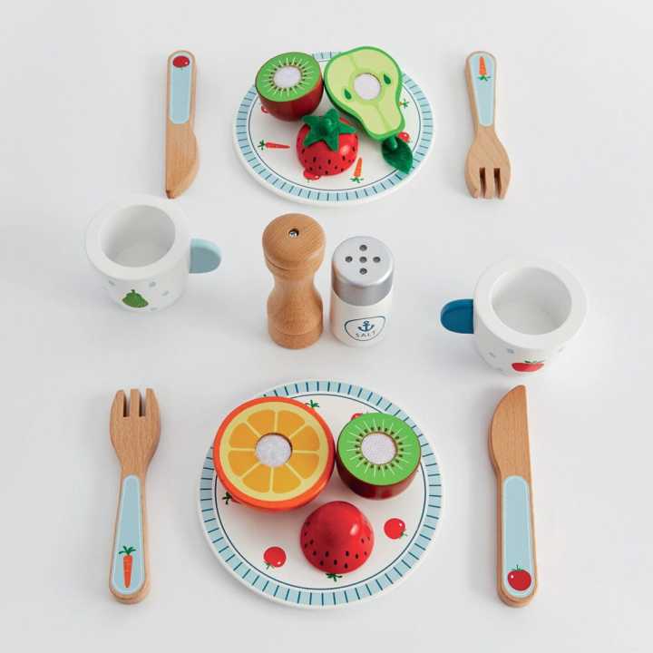 Wooden Play Food | Wooden Toy Food Set | Great Little Trading Company