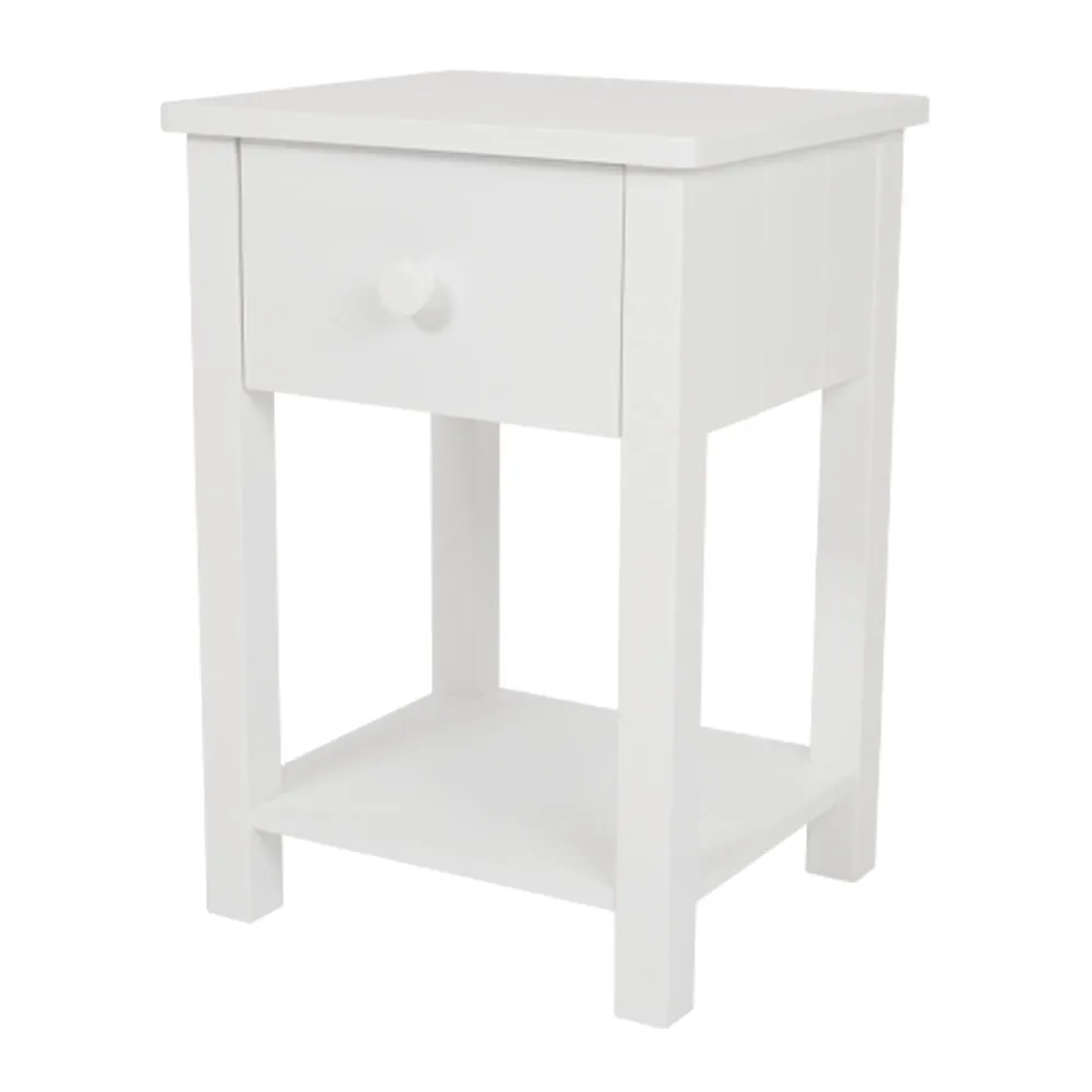 Lulworth Bedside Table White