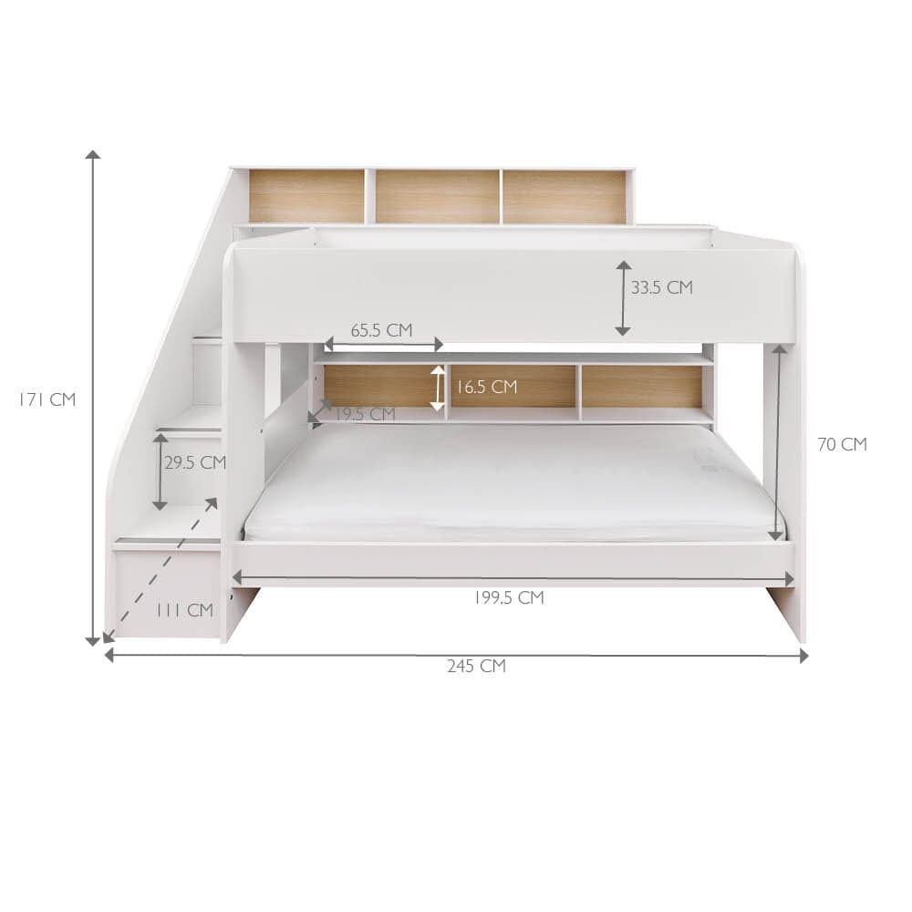 Kent Triple Bunk original Bed in