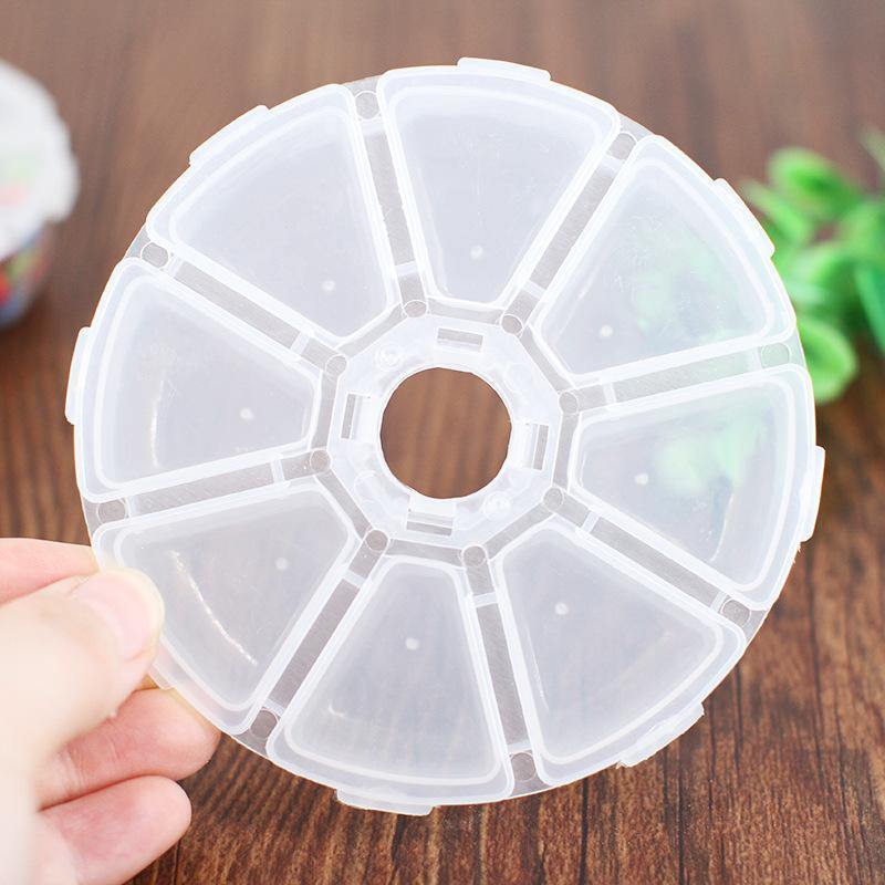 Round Plastic Storage Box-lifescraftart