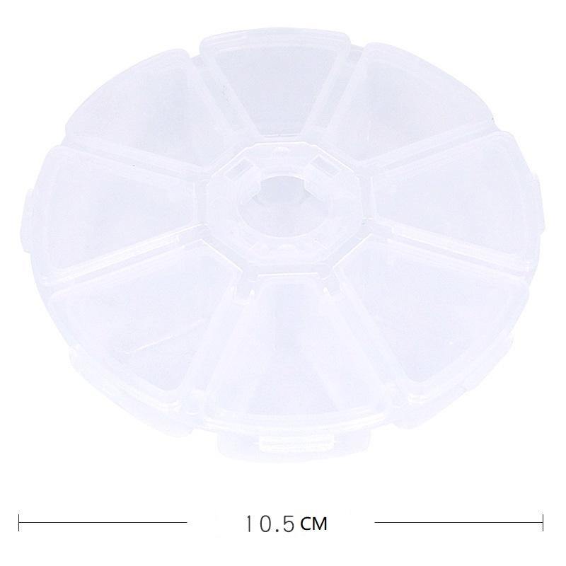 Round Plastic Storage Box-lifescraftart