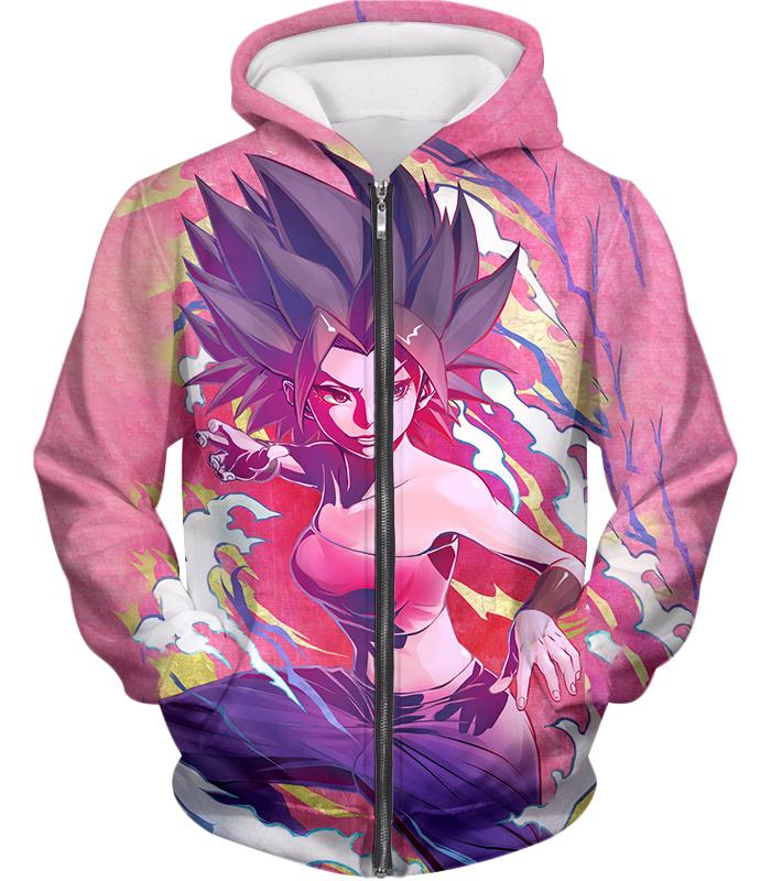 Dragon Ball Super Awesome Female Saiyan Caulifla Cool Action Anime Pin ...