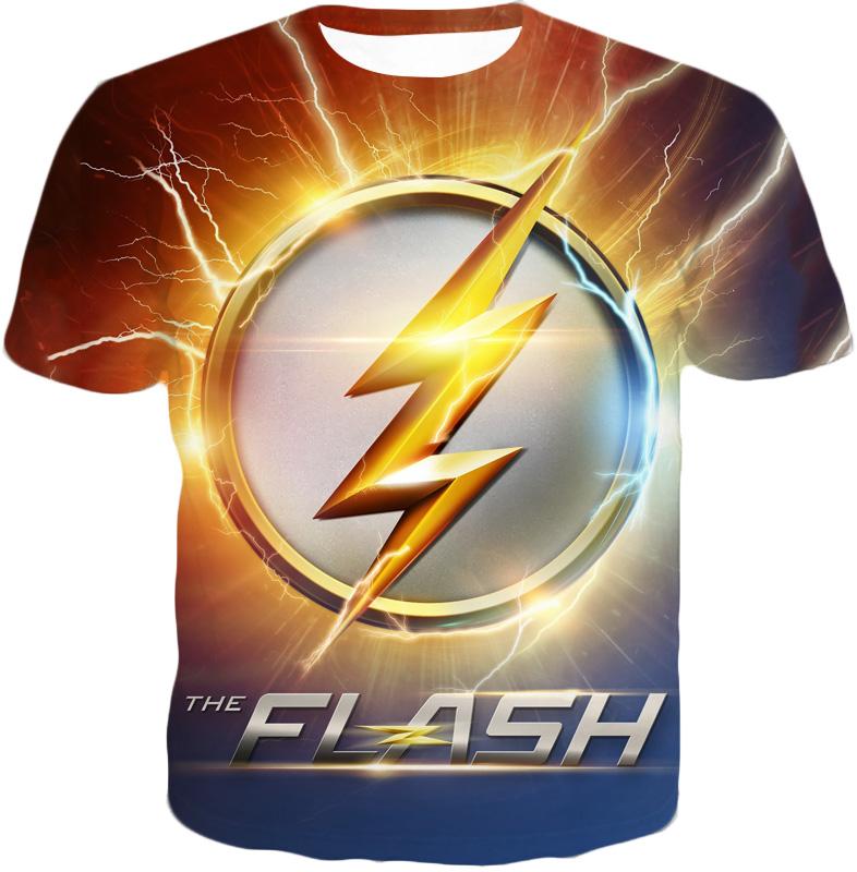 DC Comics The Flash Symbol T-Shirt - Superhero 3D Shirts And Clothing ...
