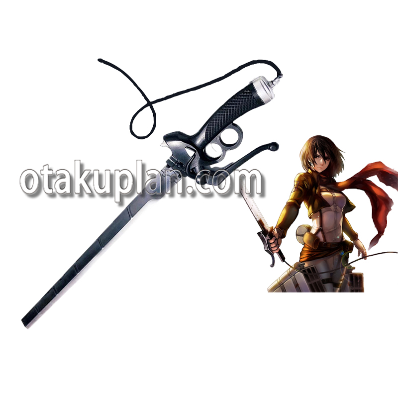 Aot Double Blade Pu Material Eren Yeager Mikasa Cosplay Props-otakuplan