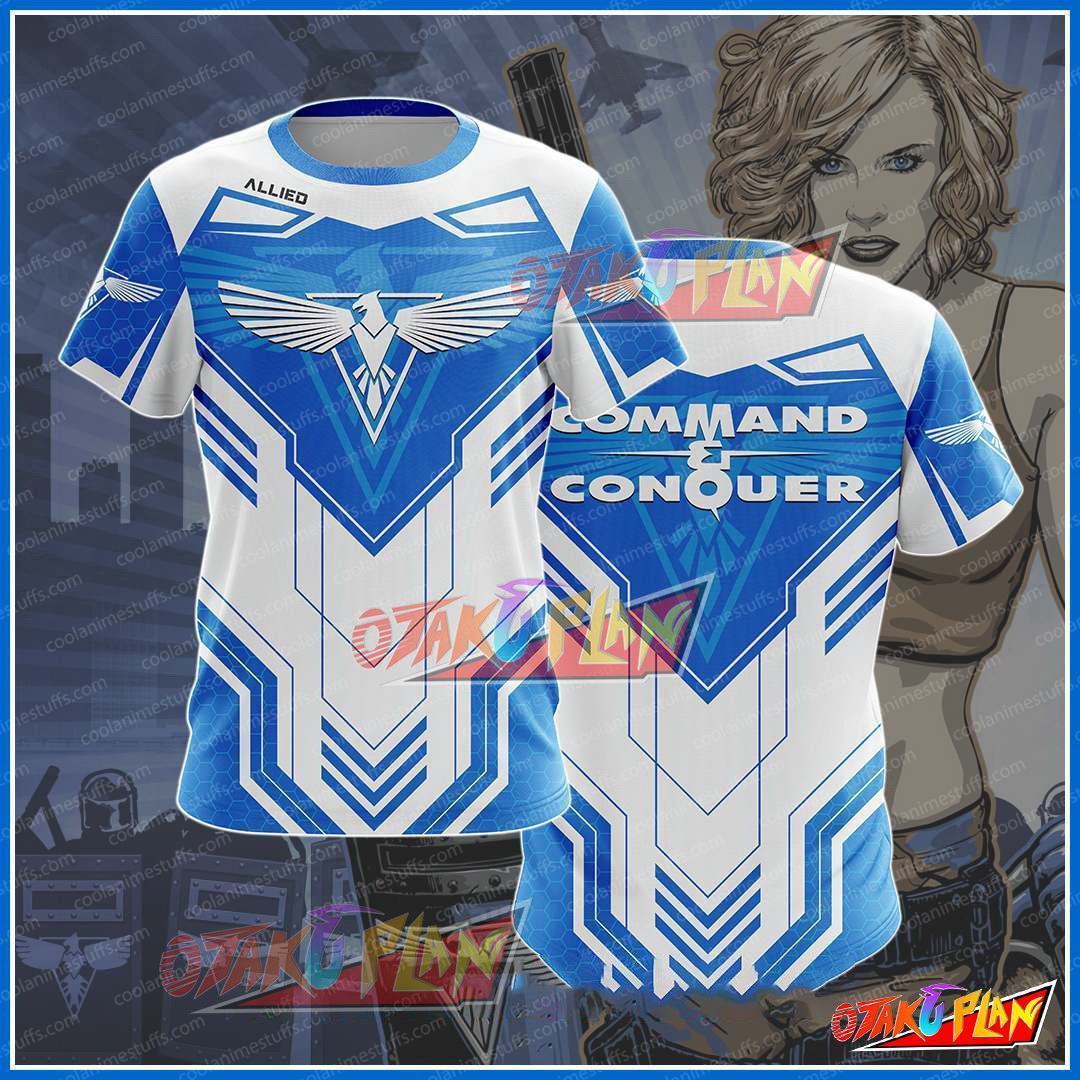 Command & Conquer Red Alert T-shirt-otakuplan
