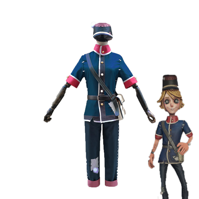 Game Identity V Postman Blue Victor Grantz Cosplay Costume-otakuplan