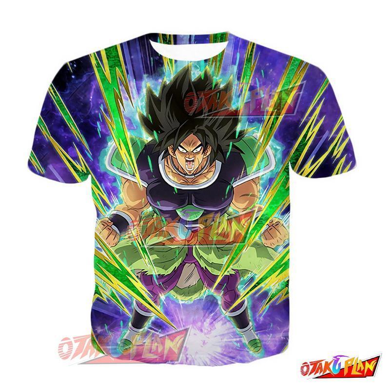Dragon Ball Unusual Evolution Broly (Wrathful) T-Shirt-otakuplan