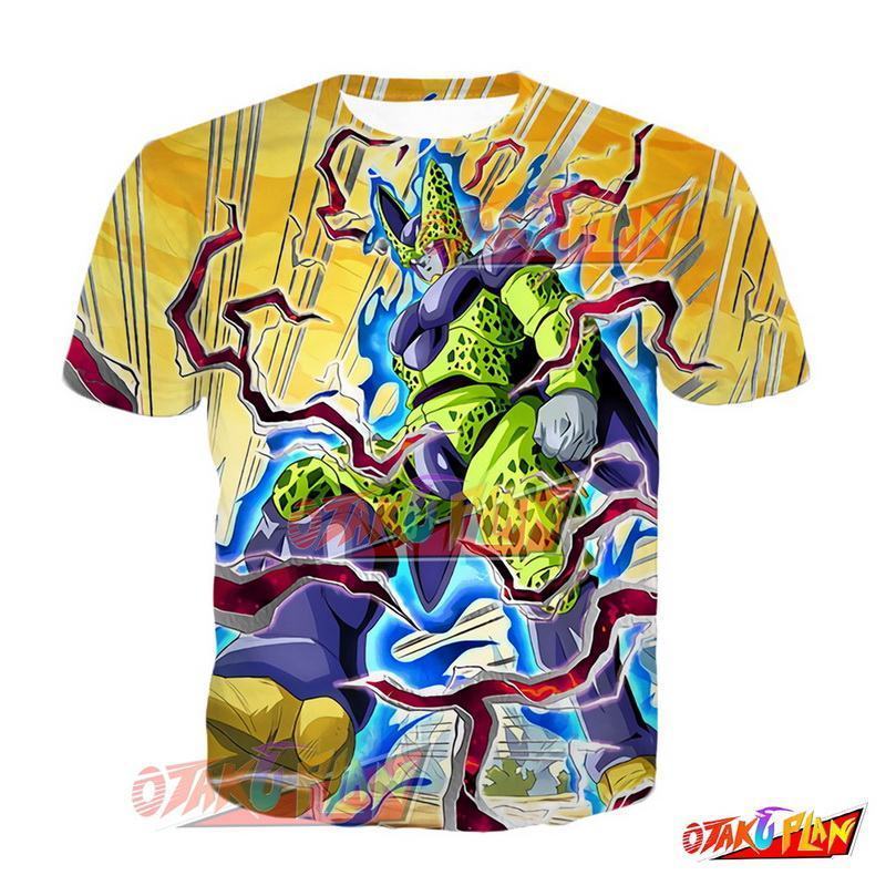 Dragon Ball Tyrant of the Otherworld Perfect Cell (Angel) T-Shirt-otakuplan