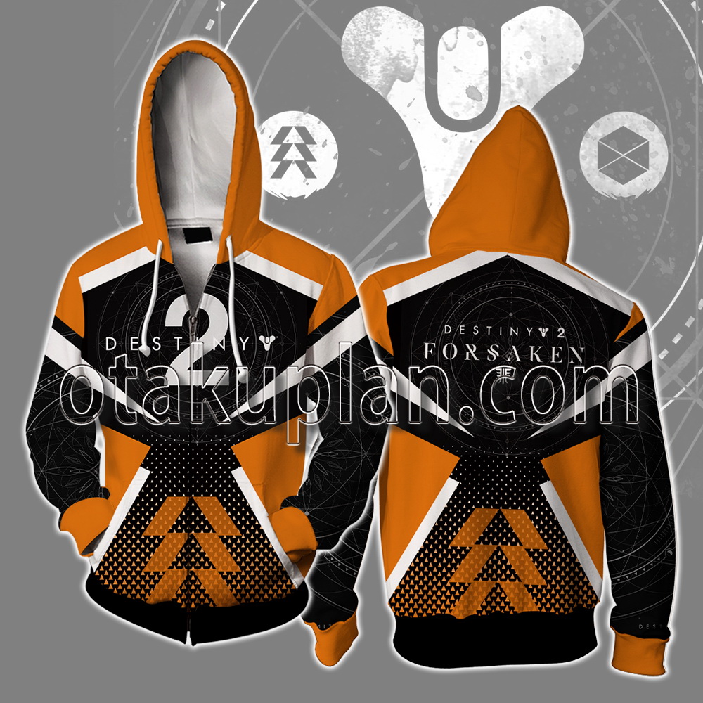 Destiny 2 Logo Zip Up Hoodie – otakuplan
