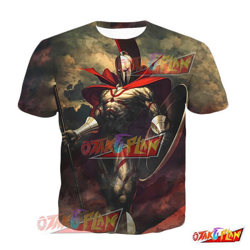 Fate/grand Order FGO Lancer Leonidas I Version 1 T-Shirt-otakuplan