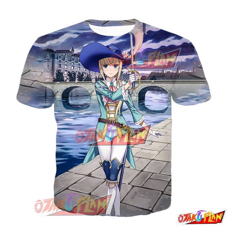 Fate/grand Order FGO Saber Chevalier dEon Version 1 T-Shirt-otakuplan
