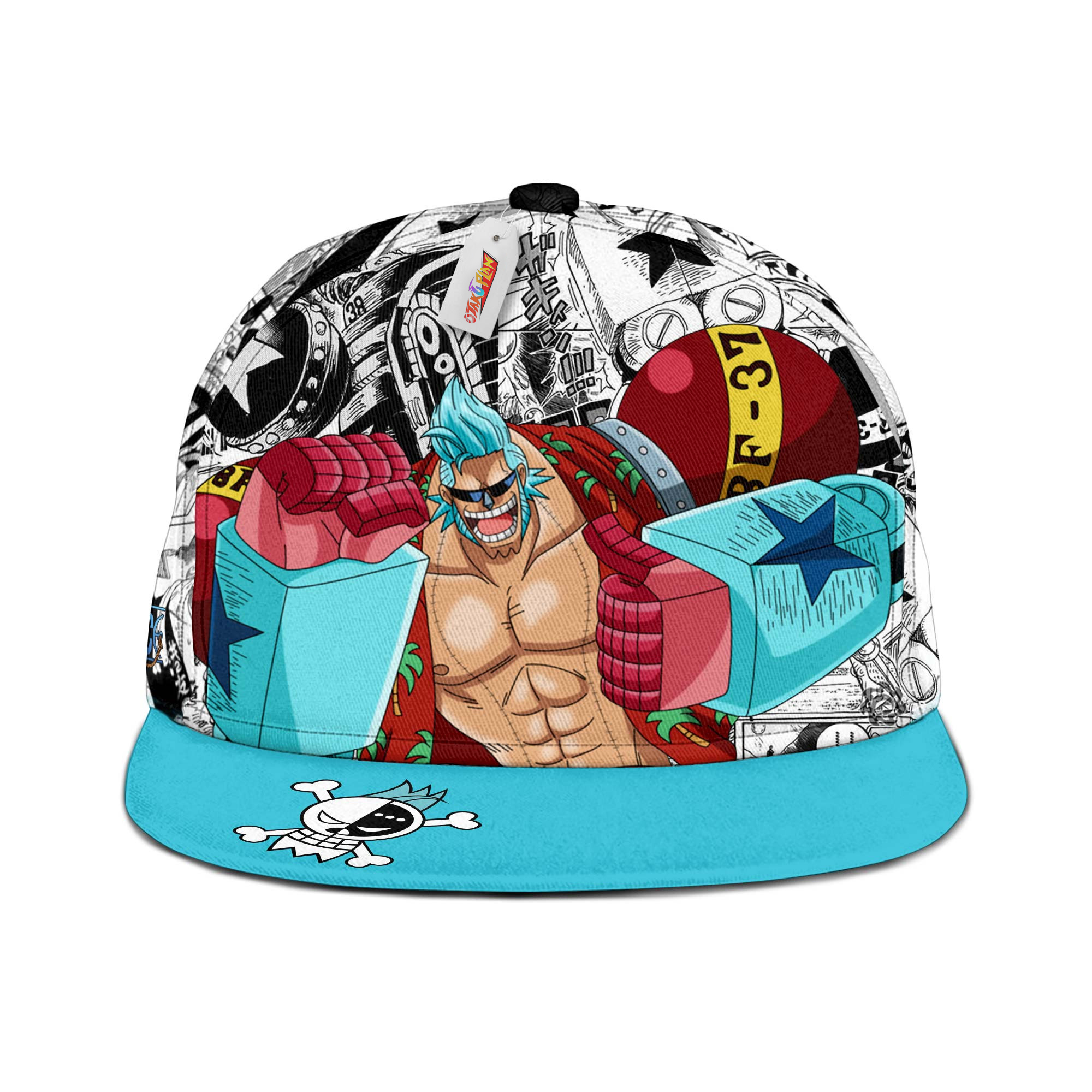 Franky One Piece Snapback Anime Hat – otakuplan