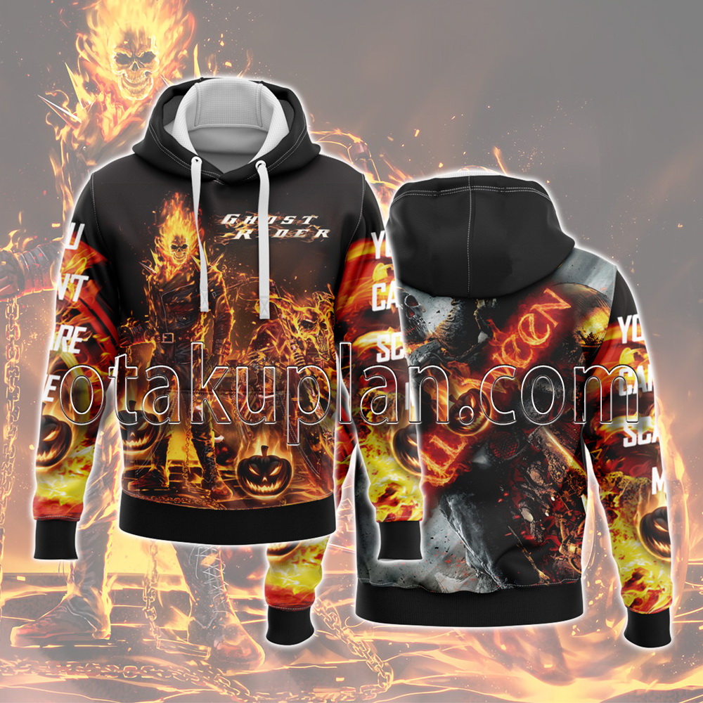 Halloween Ghost Rider Hoodie-otakuplan