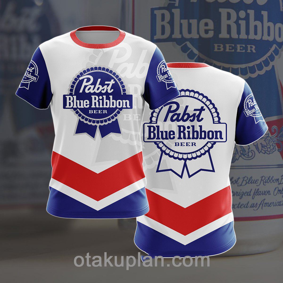 Pabst Blue Ribbon T-shirt-otakuplan