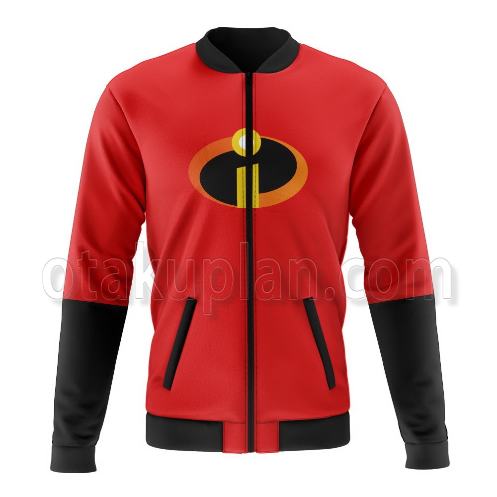 The Incredibles Mr Incredible Red Bomber Jacket-otakuplan