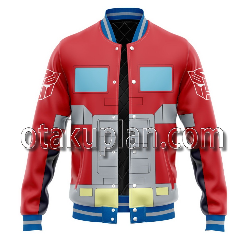 Transformers Optimus Prime G1 Varsity Jacket-otakuplan