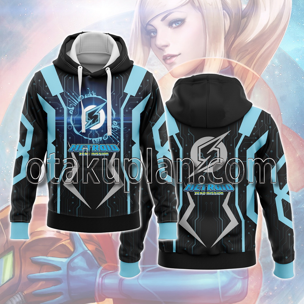 Zero Suit Samus Logo Hoodie-otakuplan
